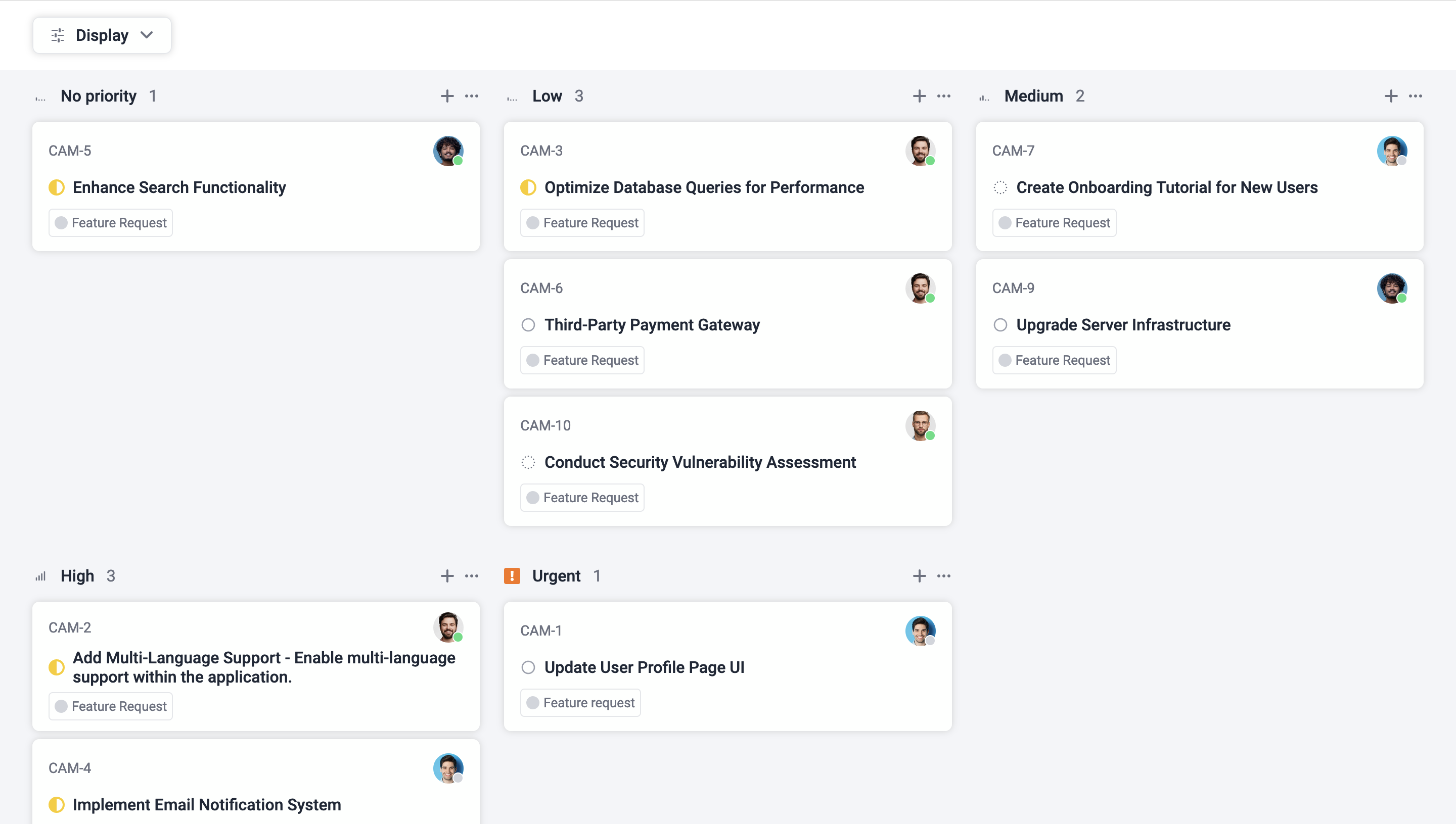 GitHub - Dibyendu303/kanban-board: Interactive Kanban board application built with React JS ...
